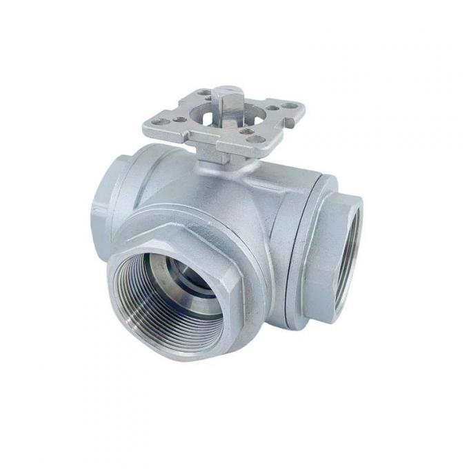 304/316 Stainless Steel High Platform T Type Ball Valve Direct Nominal ...