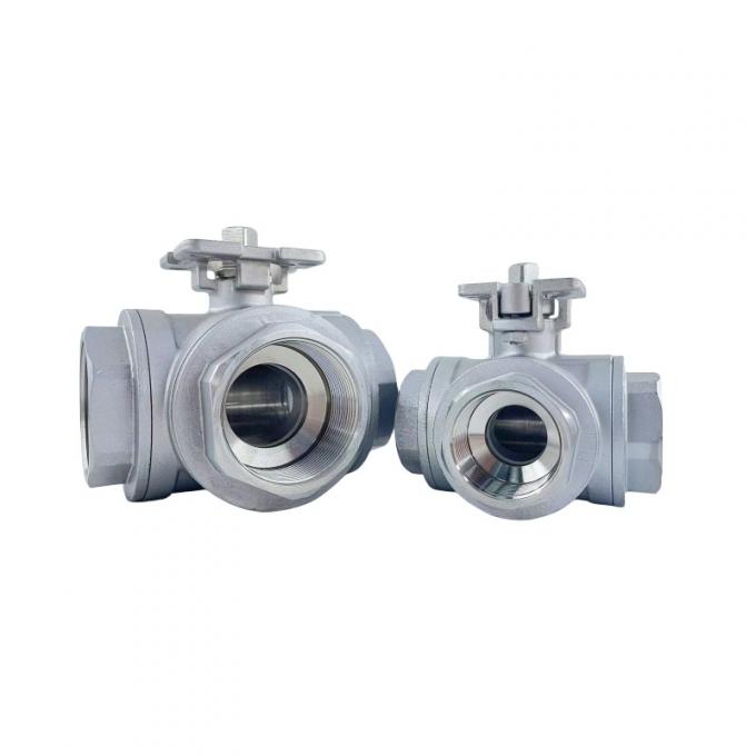 304/316 Stainless Steel High Platform T Type Ball Valve Direct Nominal ...