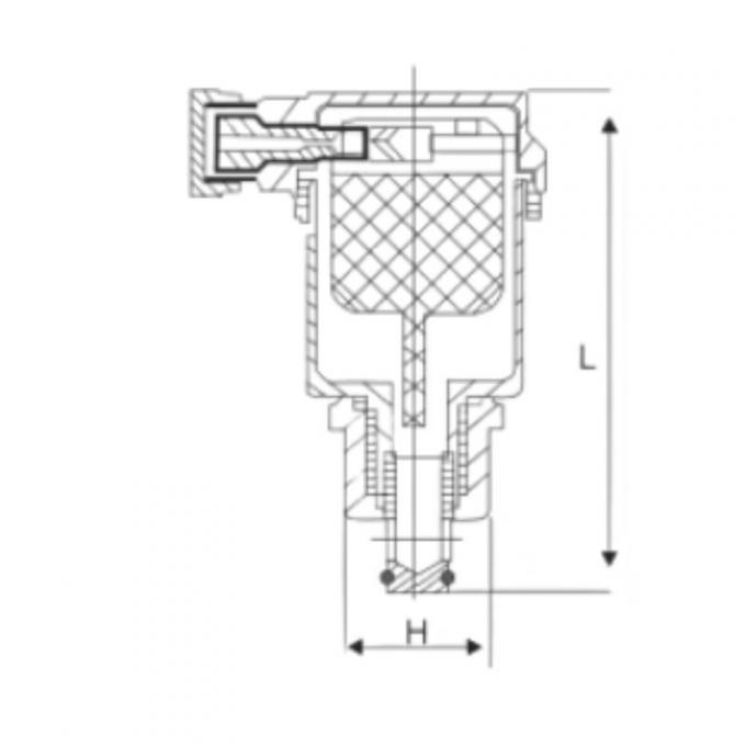 SS304 Automatic Pipeline Exhaust Control Valve Air Vent with Flexible ...