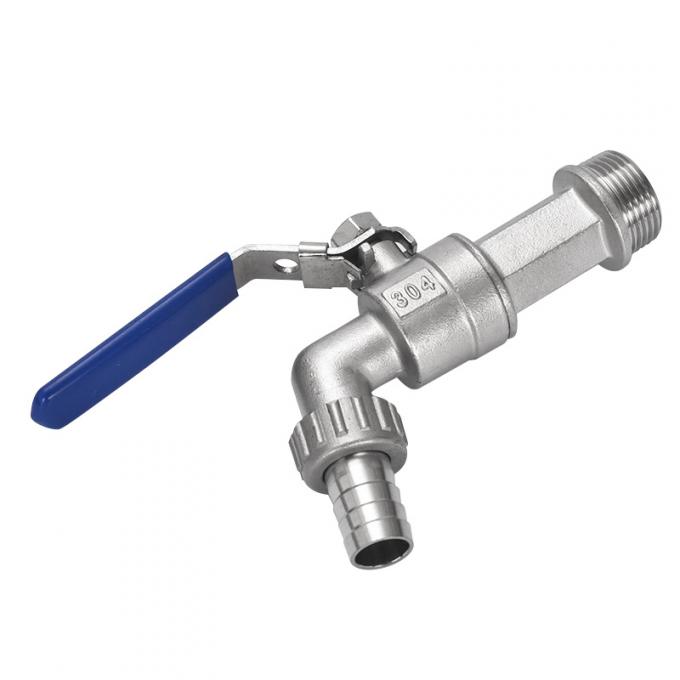 NPT/BSPP/BSPT End Connection CF8 Popular Garden Faucet with Nozzle Pipe ...