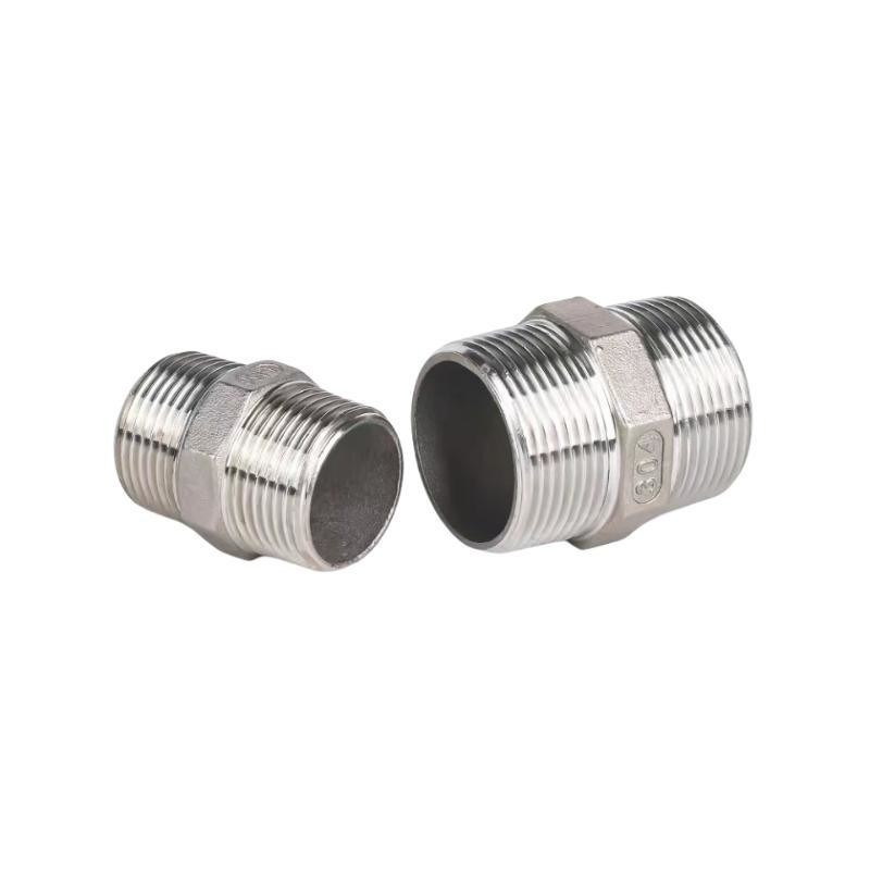 Pipe Connection DN8-DN100 Casting Pipe Fitting Nipple 3/4" with Thread ...