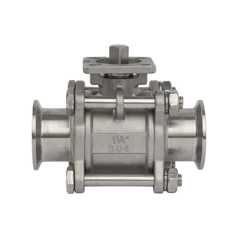 3PC Clamp Ball Valve ISO 5211 CF8 Customized Support and ISO 9001 ...