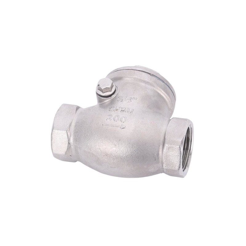 CF8/CF8m Swing Check Valve Straight Through Type Channel for Water ...