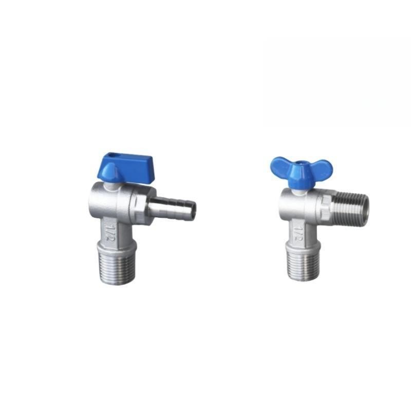 1/2 Inch Forged CF8 Angle Gas Valve with Handle Floating Ball Valve ...