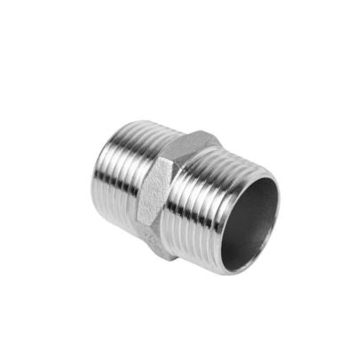 Pipe Connection DN8-DN100 Casting Pipe Fitting Nipple 3/4" with Thread ...