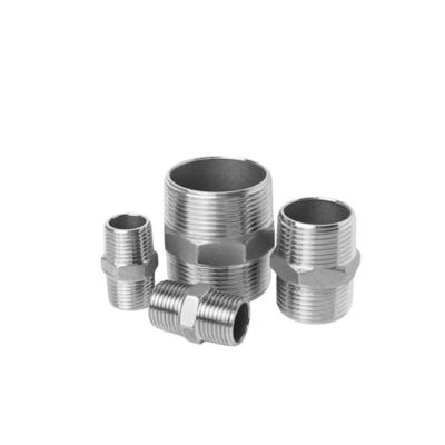 Pipe Connection DN8-DN100 Casting Pipe Fitting Nipple 3/4" with Thread ...