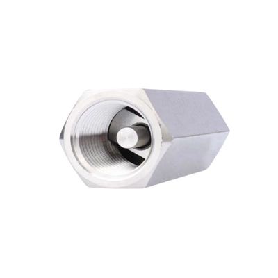 Full Bore Stainless Steel 304 DN8-DN25 Hexagon Female Thread Non Return ...